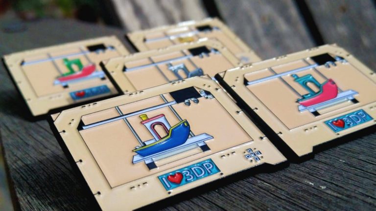 3D Printing Enamel Pin - Benchy • VOLTAGE GOAT®